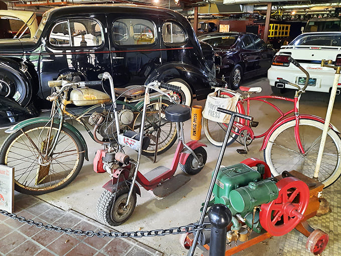 Motor scooters and mini bikes remind us that not everything needed four wheels to capture the spirit of freedom and fun.