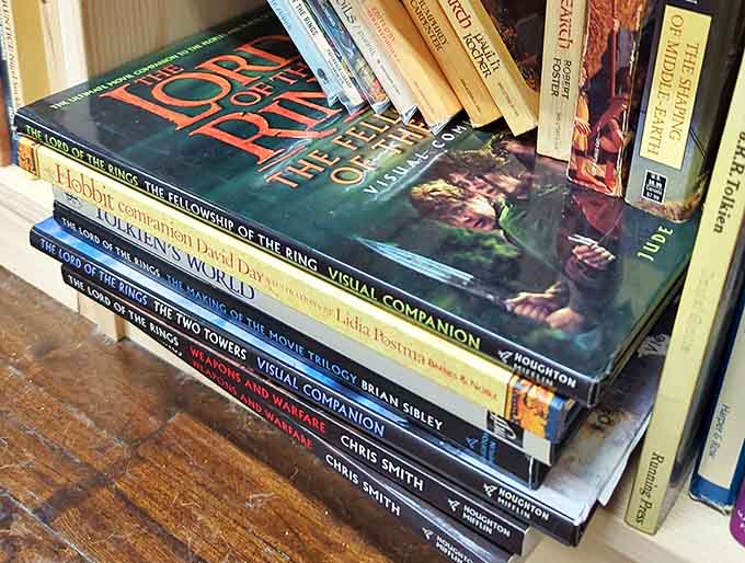 Popular titles stand at attention, their familiar spines a comforting sight to fans who recognize these old friends immediately.