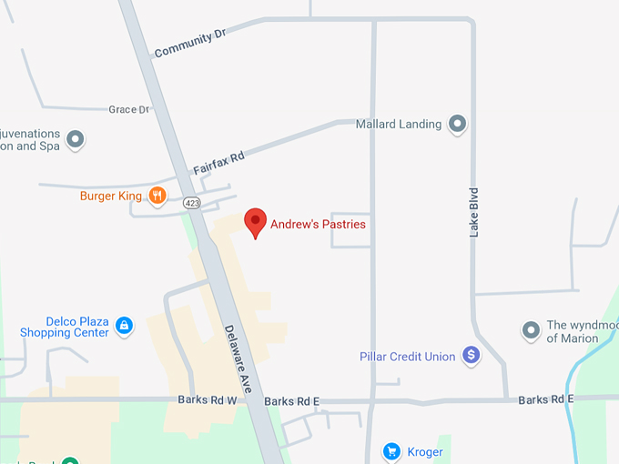 andrew's pastries 10 map