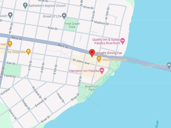 Angel's Dining Car 10 map