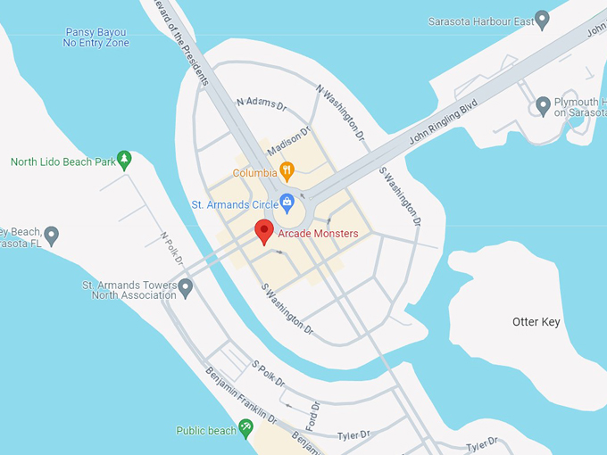 arcade monsters 10 map