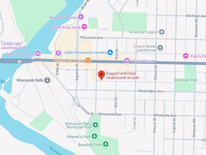 asgard unlimited underworld arcade 10 map