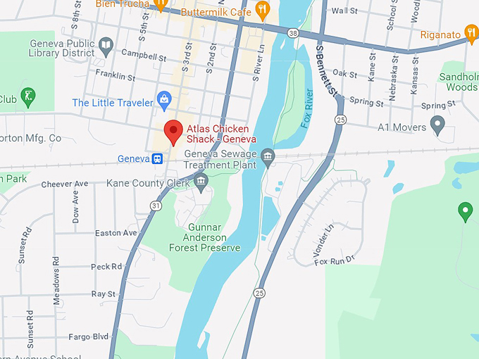 atlas chicken shack 10 map