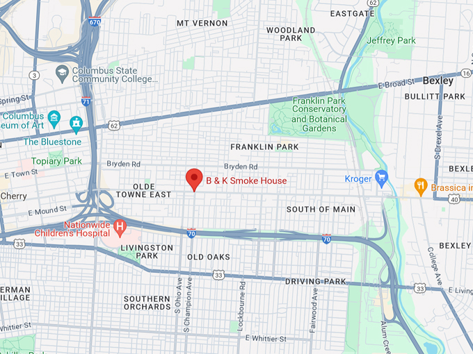 b & k smoke house 10 map