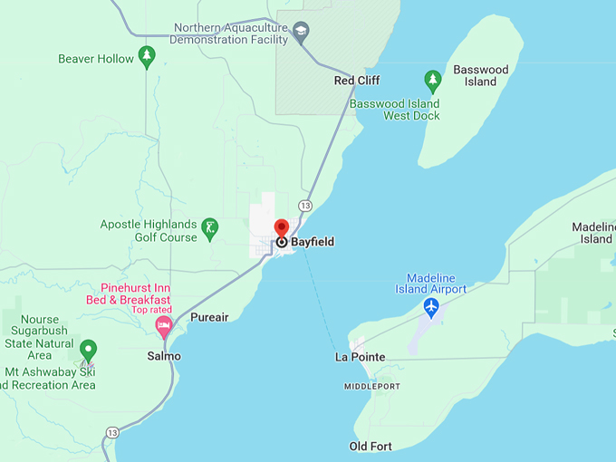 Bayfield Map
