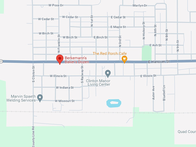 berkemann’s baker’s dozen map