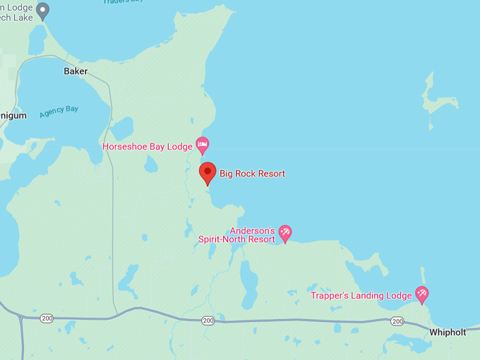 Big Rock Resort 10 Map