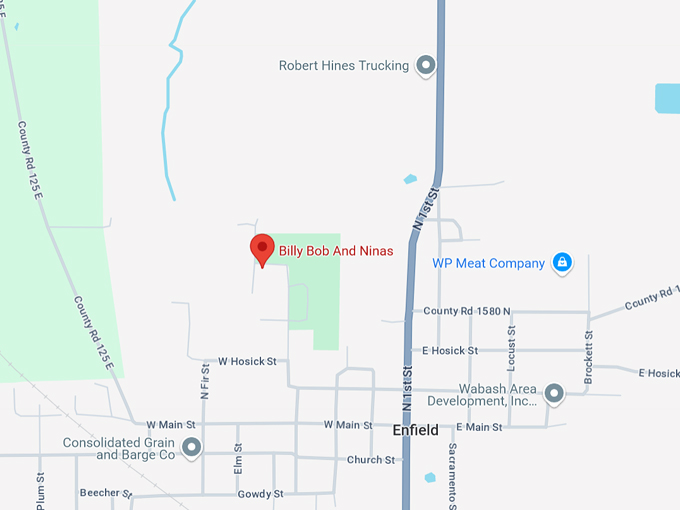 billy bob and nina's restaurant 10 map