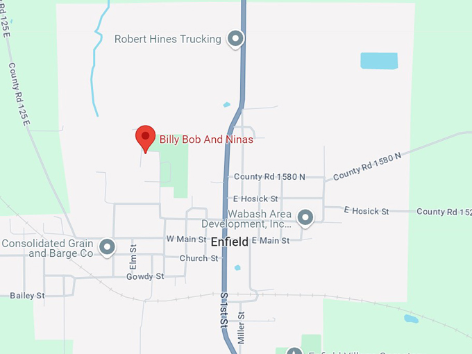 billy bob and nina's restaurant map