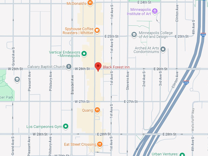 black forest inn 10 map