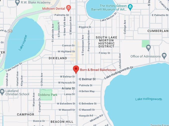 born & bread bakehouse 10 map