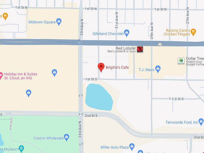 brigitte's cafe 10 map