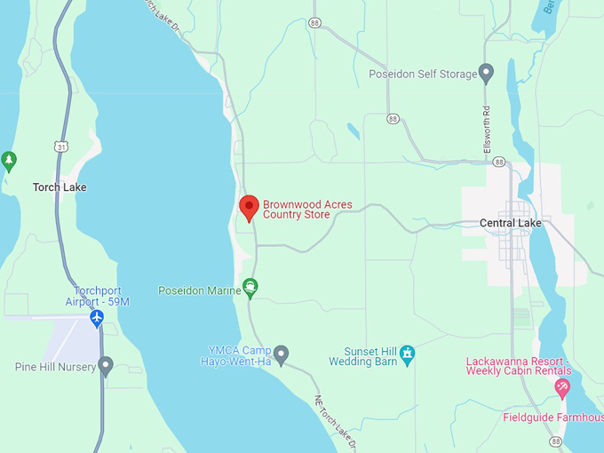 Brownwood Acres Country Store 10 map