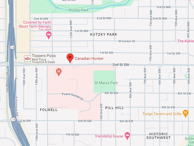 canadian honker 10 map