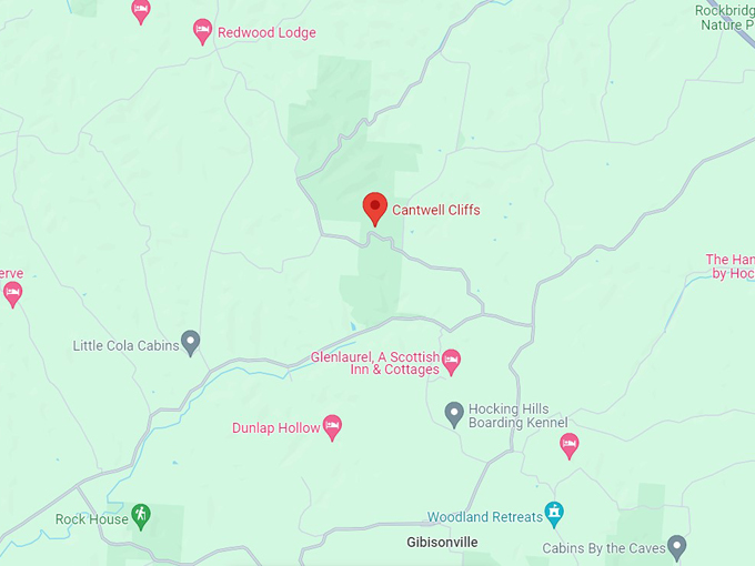 Cantwell Cliffs 10 map