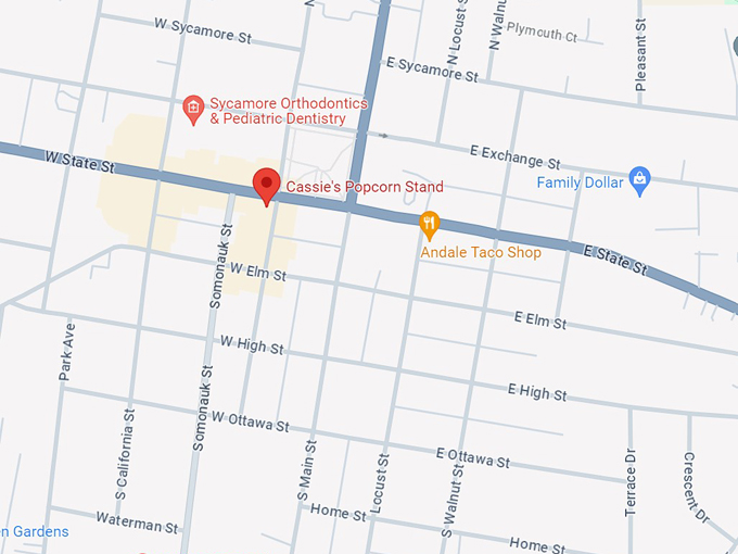 cassie's popcorn stand 10 map