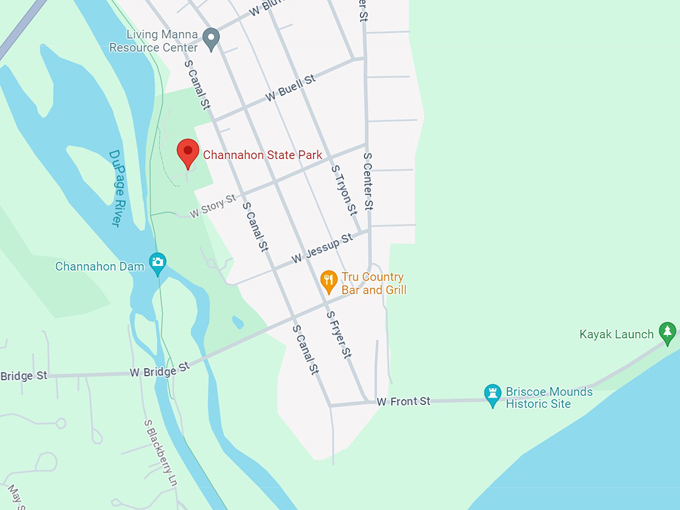 channahon state park map