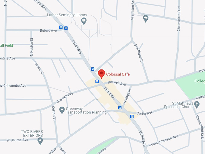 Colossal Cafe 10 map