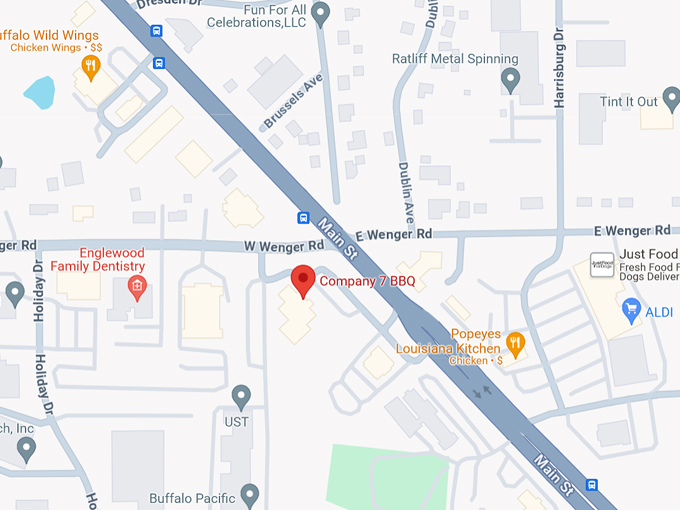 company 7 bbq 10 map