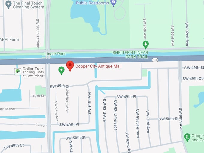 cooper city antique mall 10 map