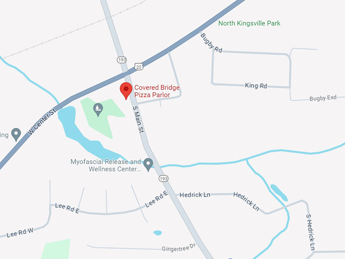 covered bridge pizza parlor 10 map