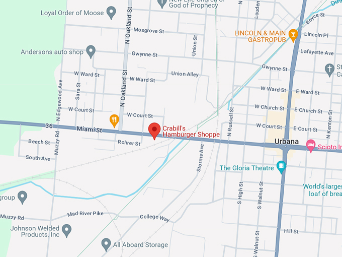 crabill's hamburger shoppe 10 map