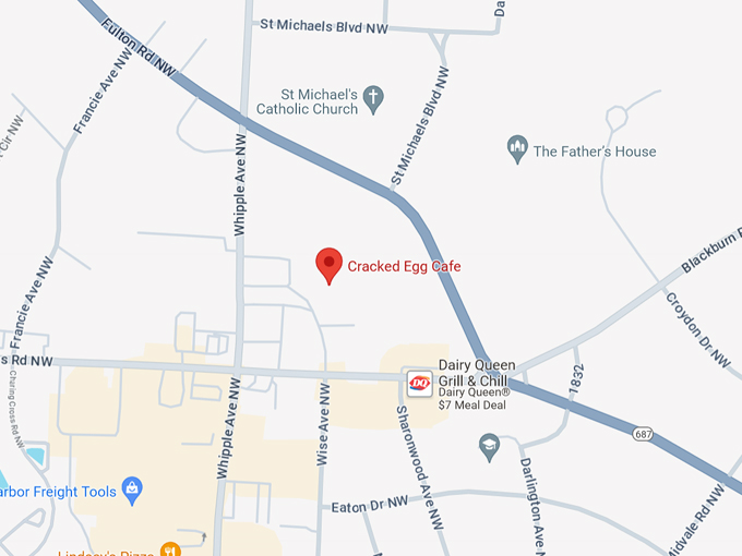 cracked egg cafe 10 map