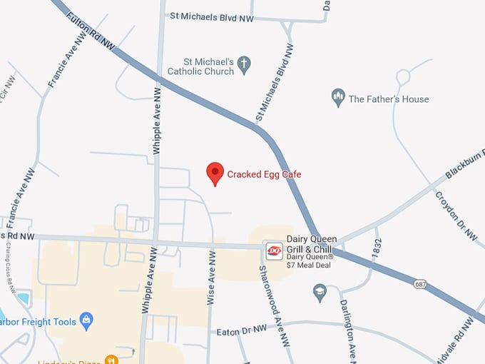 cracked egg cafe 10 map