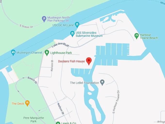 Dockers Fish House 10 Map