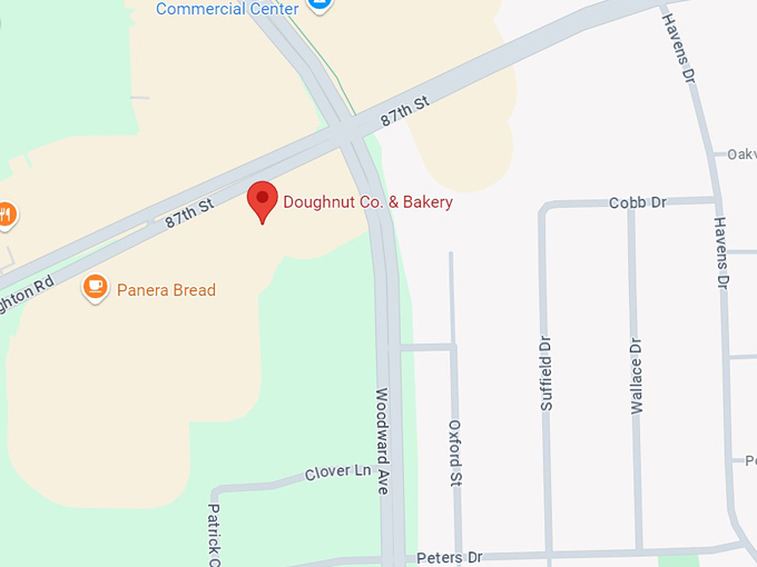 doughnut co. & bakery 10 map