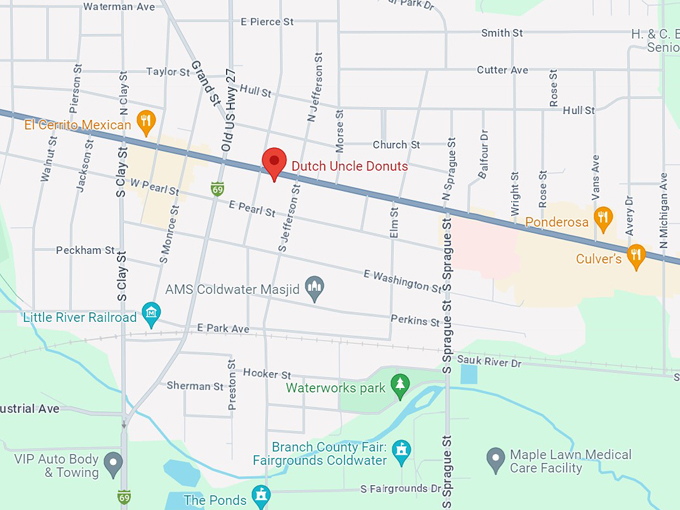 dutch uncle donuts 10 map