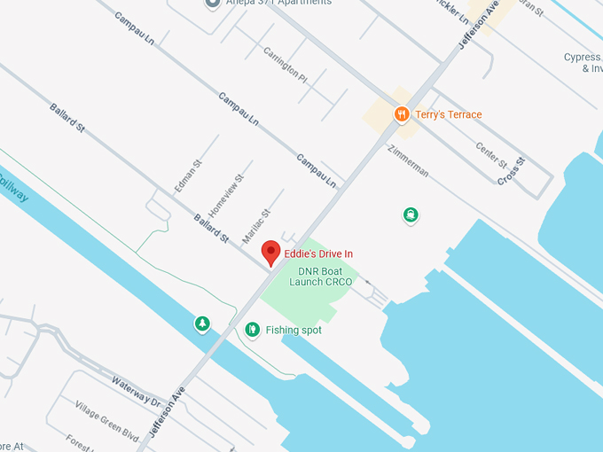 eddie&rsquo;s drive in 10 map