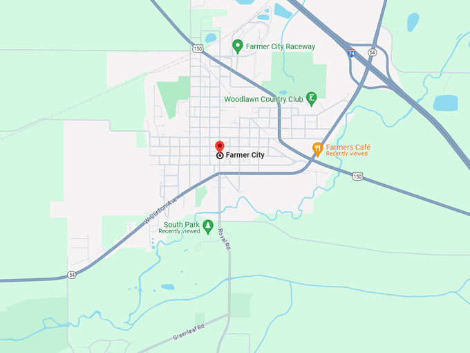 Farmer City Map