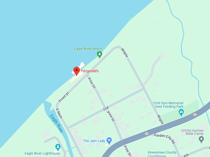 Fitzgerald's Restaurant 10 Map