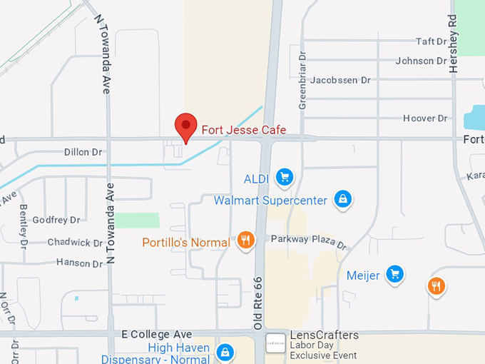 fort jesse cafe 10 map