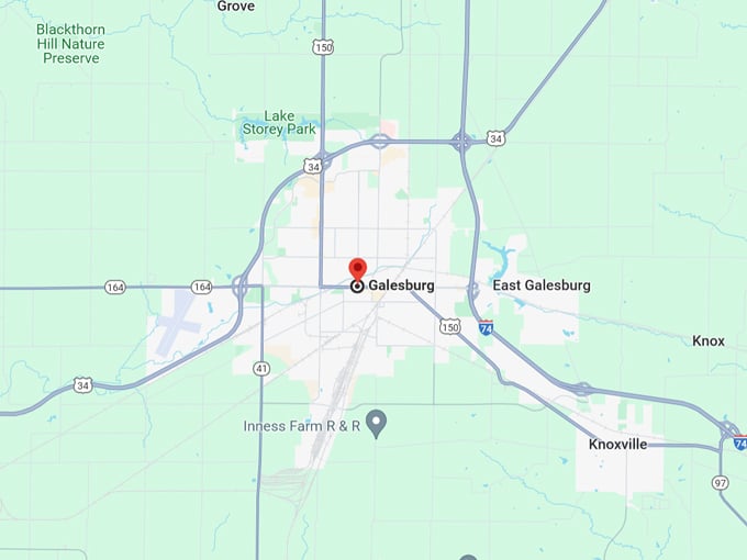 galesburg map