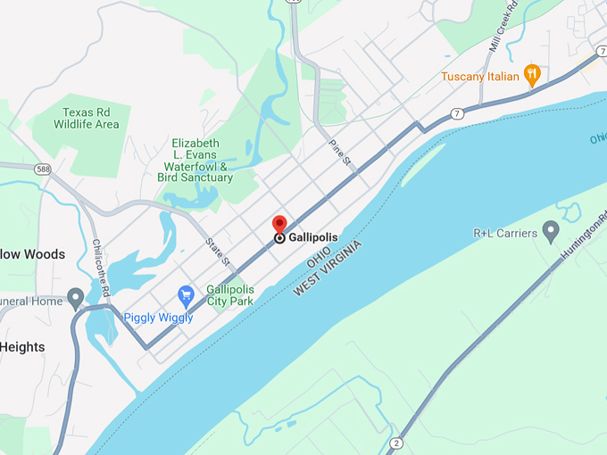 Gallipolis 10 Map