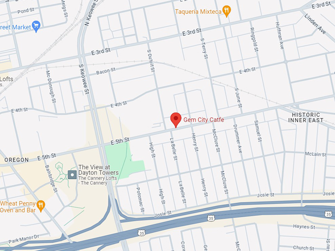 gem city catfe 10 map