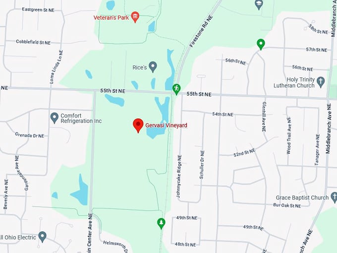 gervasi vineyard 10 map