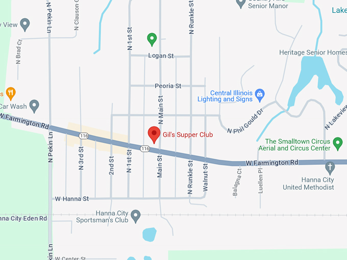 gil's supper club map