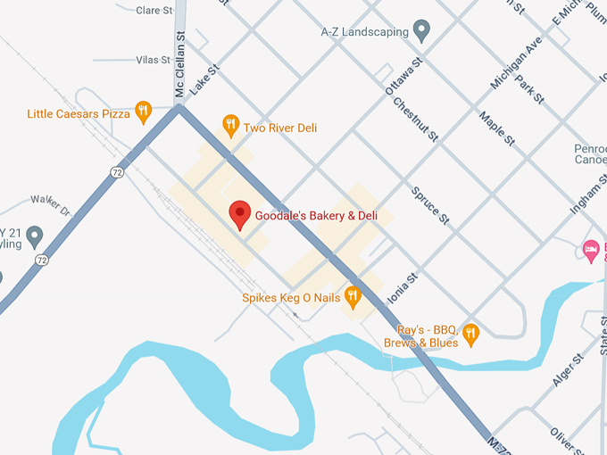 Goodale's Bakery & Deli 10 Map