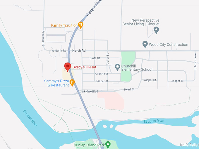 Gordy's Hi-Hat 10 map
