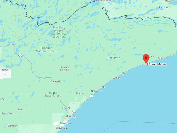 Grand Marais 10 Map