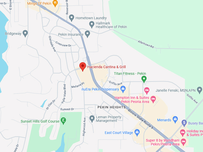 Hacienda Cantina & Grill Map