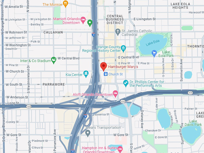 Hamburger Mary's 10 map