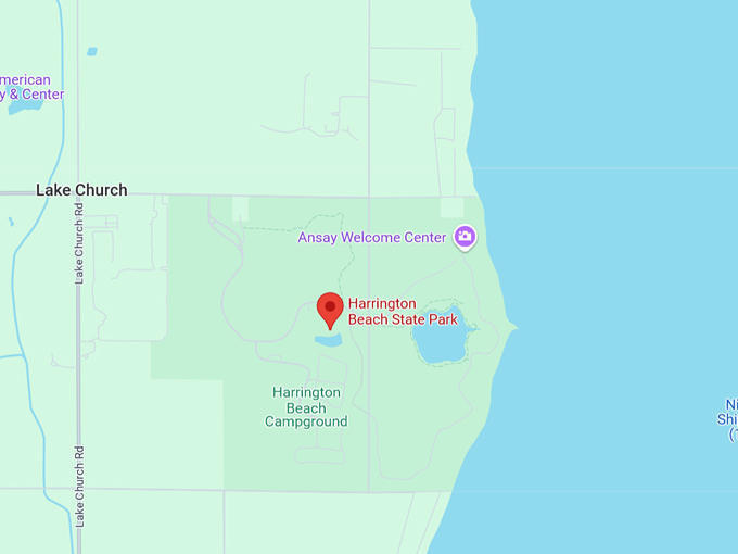 harrington beach state park 10 map