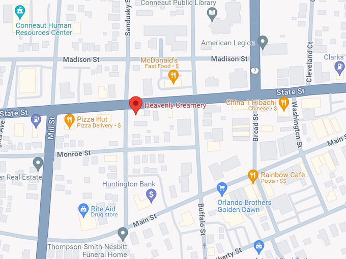 heavenly creamery 10 map