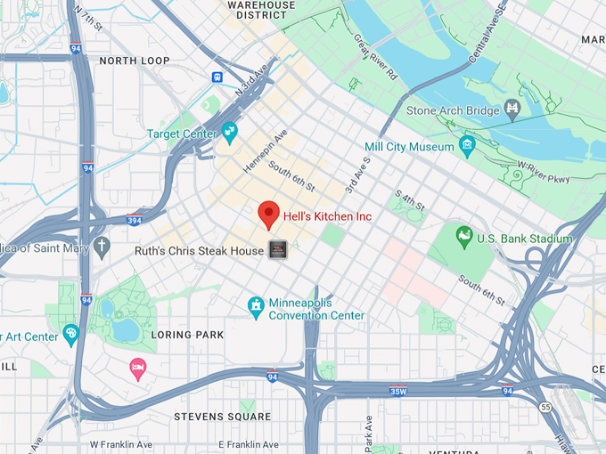 Hell's Kitchen Inc. 10 Map