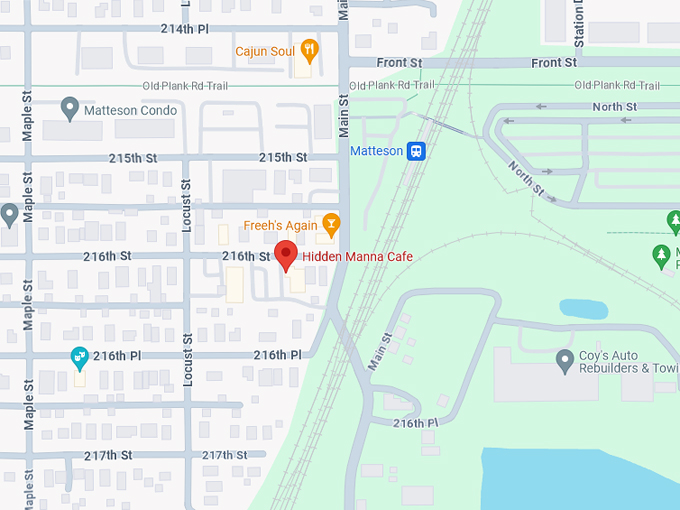 hidden manna cafe 10 map