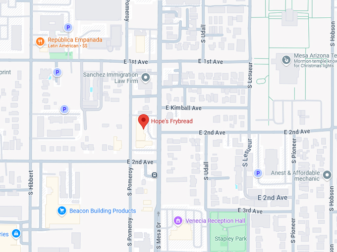 hope's frybread 10 map